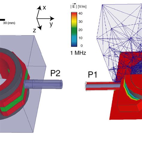 Left Numerical Structure Of The Capacitor With An Inner Diameter Of