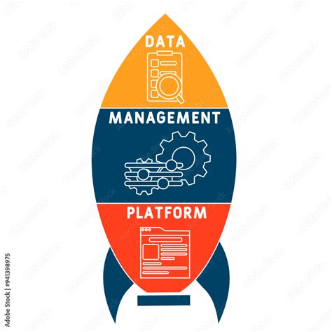 Dmp Data Management Platform Acronym Business Concept Background