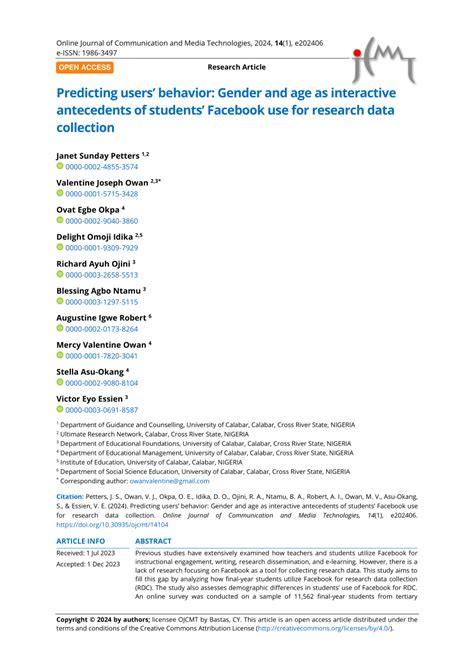 Pdf Predicting Users Behavior Gender And Age As Interactive
