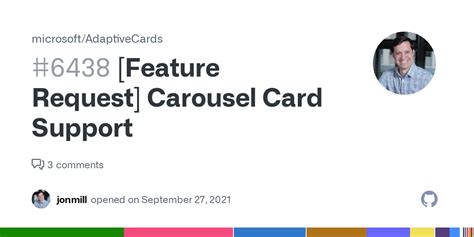 Feature Request Carousel Card Support Issue Microsoft Adaptivecards Github