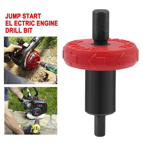 Herrnalise Jump Start Electric Engine Drill Bit Adapter For Troy Bilt
