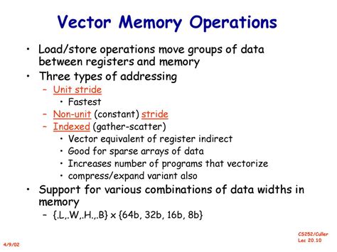 David E Culler Many Slides Due To Christoforos E Kozyrakis Ppt Download