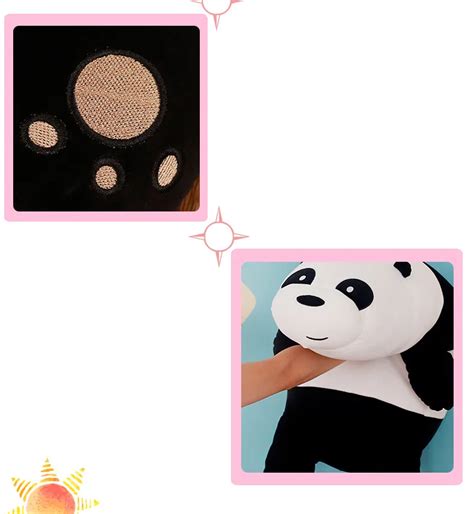 50 90 см Мы Голые Медведи Мультфильм Три медведя фаршированные гризли серый белый медведь панда