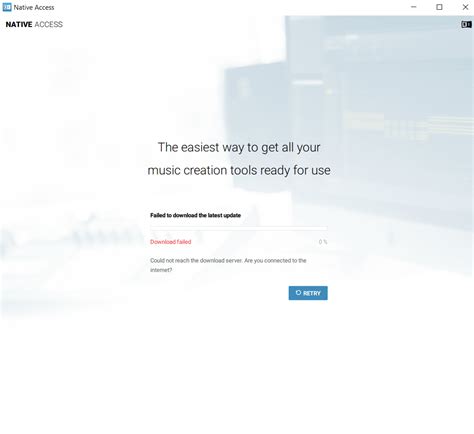 Native Access Wont Update Rnativeinstruments