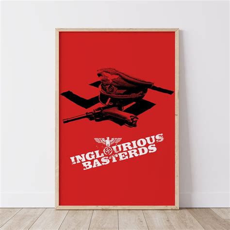 Inglourious Basterds Movie Poster Vintage Poster Wall Art Poster