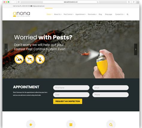 Best Pest Control And Sanitizing Wordpress Themes Fajar Magazine