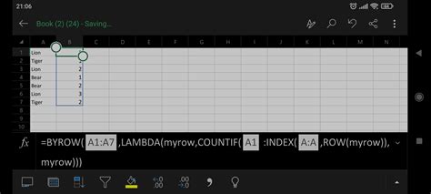Excel Order Of Occurrence Running Total Formula Stack Overflow