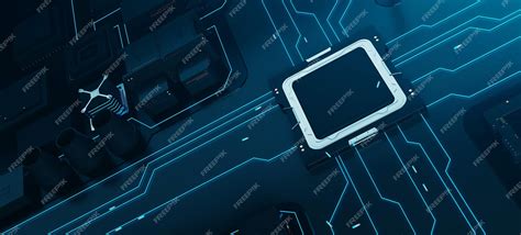 Premium Photo Cpu In The City Center 3d Illustration On Logistics And