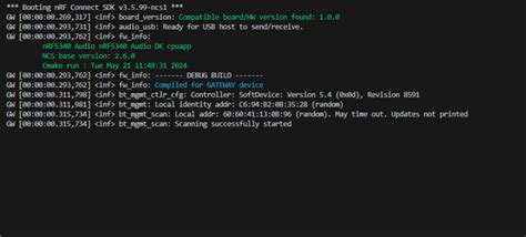 Applicationsnrf5340audio Error 134 Nordic Qanda Nordic Devzone