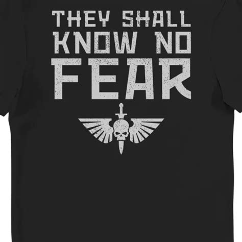 Tričko Warhammer 40 000 Space Marines They Shall Know No Fear Sh
