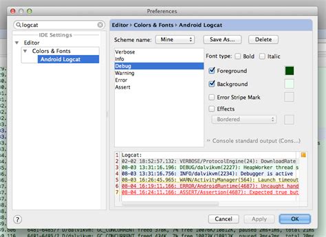 Mewarnai Logcat Android Studio Codepresso