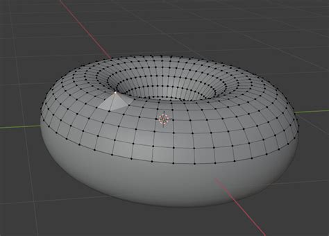 donut icing seems to deform when i move one vertex modeling blender
