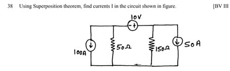 38 Using Superposition Theorem Find Currents Studyx