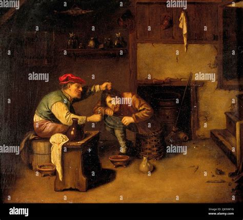 Operator Extracting A Tooth 17th Century Illustration Stock Photo Alamy