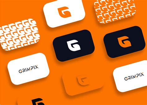 Grimpix Business Class Logo With Branidng Behance