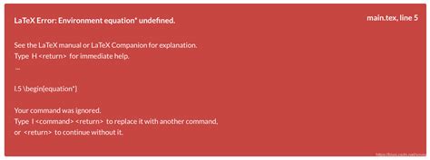 [翻译] latex error environment xxx undefined align环境未识别 csdn博客