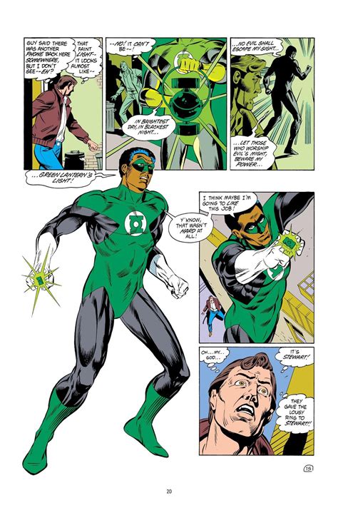 Comic Excerpt Hal Jordan And John Stewart Go Out For A Drink Green