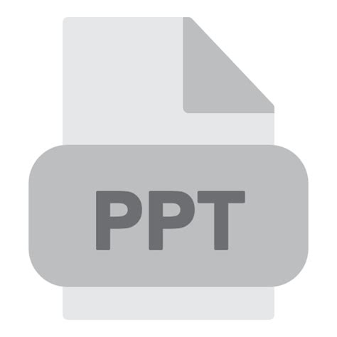 PPT File Generic Color Fill Icon