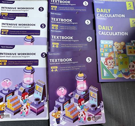 Spark Education Maths Daily Calculation 5 Textbooks And Worksheets