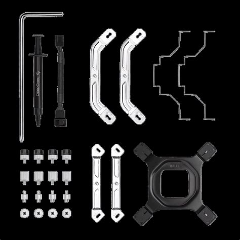 Deepcool AK500 Zero Dark | WH CPU LGA 1700 Compatible Aircooler ...