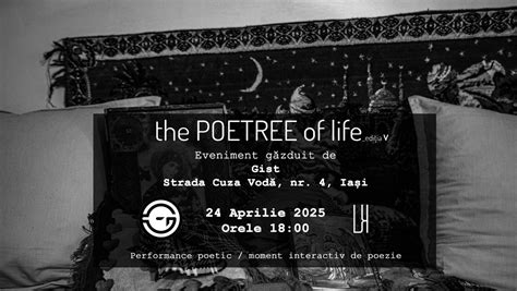 The Poetree Of Life Editia V Gist Iasi 24 April 2025 Allevents