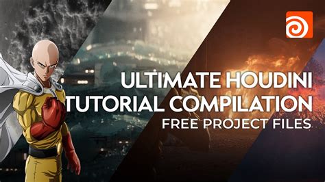 Ultimate Houdini Tutorial Collection Free Project Files Youtube