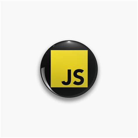 JavaScript Programmer Logo Pin For Sale By Vladocar Redbubble