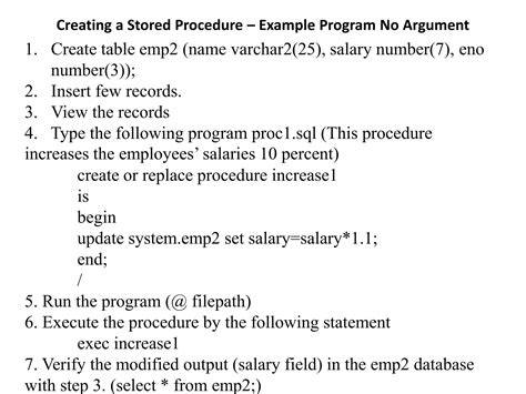 Lecture Notes Unit5 Chapter17 Stored Procedures And Functions Pdf