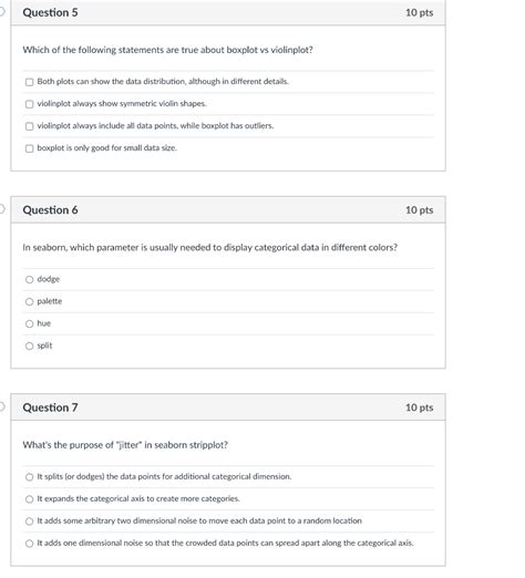 Solved Which Of The Following Statements Are True About