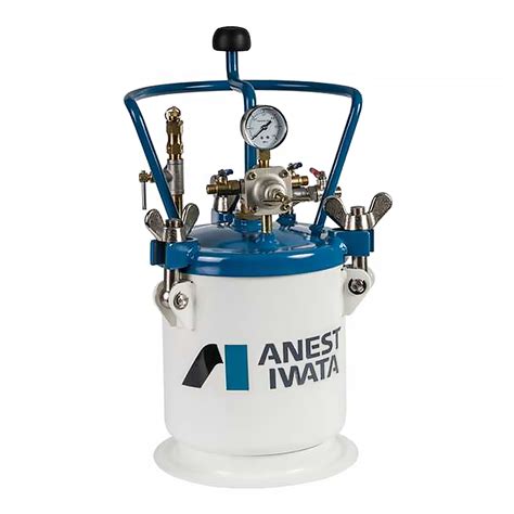 Anest Iwata Manual Agitation 10l Pressure Pot Solvent And Waterborne Pai