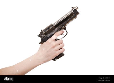 Hand Holding Gun Up