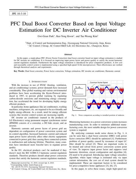 Pdf Pfc Dual Boost Converter Based On Input Voltage Estimation For Pfc Dual Boost Converter