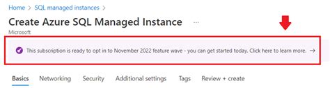 在 2022 年 11 月註冊功能波 Azure Sql Managed Instance Microsoft Learn