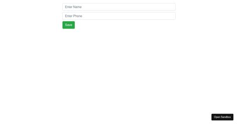 React Simple Crud App Codesandbox