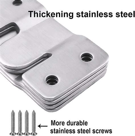 6 Pairs 12 Pack Embedded Concealed Mounting Bracket Interlock Hanging