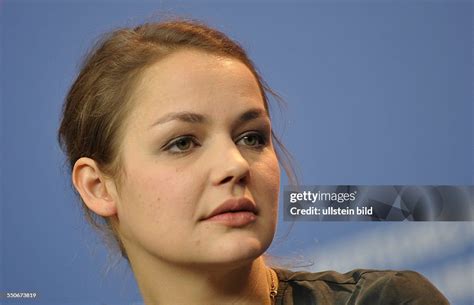 Schauspielerin Luise Heyer Während Der Pressekonferenz Zum Film Jack