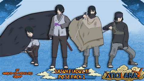 Sasuke Adult Pose Pack 1 By Silverado117 On Deviantart