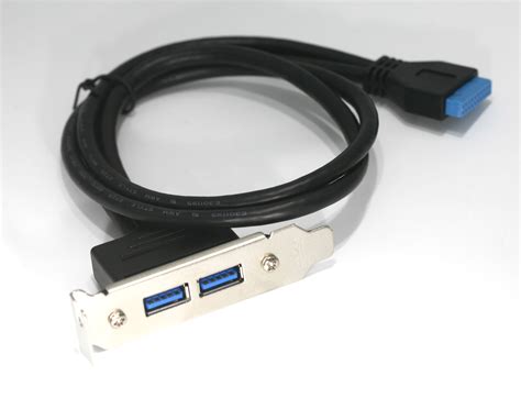 Low Profile Usb 30 Panel Mount Dual Port 20 Pin Header Cable 1u 20 Inch Pc Cables Search