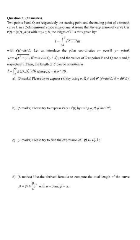Solved Question Marks Two Points P And Q Are Chegg Com