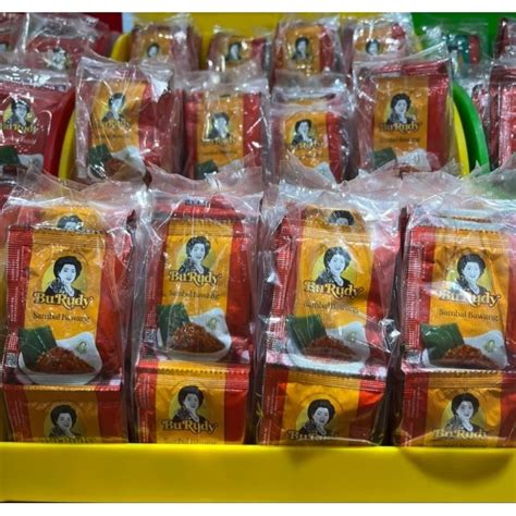 Jual Sambal Bu Rudy Sachet Bawang Bajak Sambal Ijo 1 Renteng Isi 10pcs Shopee Indonesia