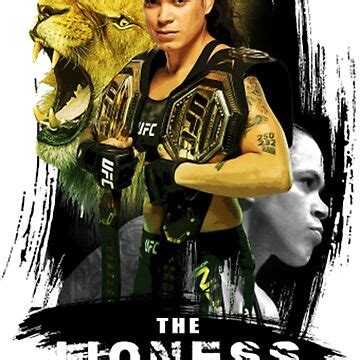 Amanda Nunes Lioness Poster For Sale By Fautianorogest Redbubble