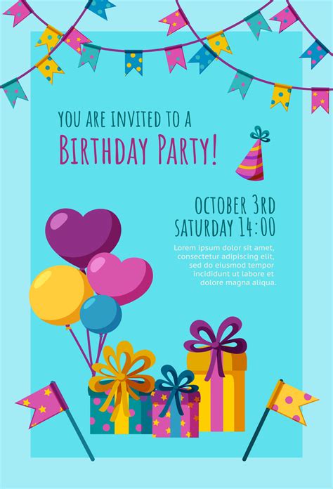 Birthday Invitation Designer At Wendell Espinoza Blog