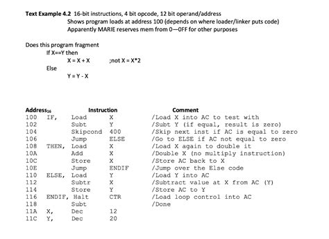 Solved Write Marie Assembly To Do This Program Using