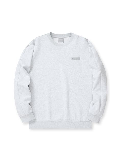 디스커버리 익스페디션 뉴 스몰로고 맨투맨 Light Gray