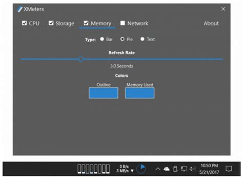 Display Live System Stats On Your Taskbar With Xmeters Betanews