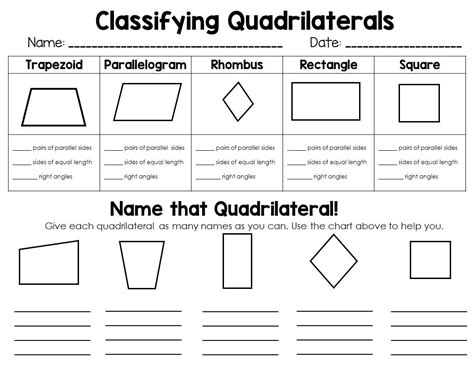 Classifying Shapes Worksheet Printable Word Searches