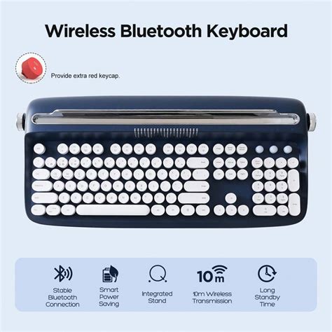Yunzii Yunzii Actto B503 Wireless Typewriter Keyboard Retro Bt