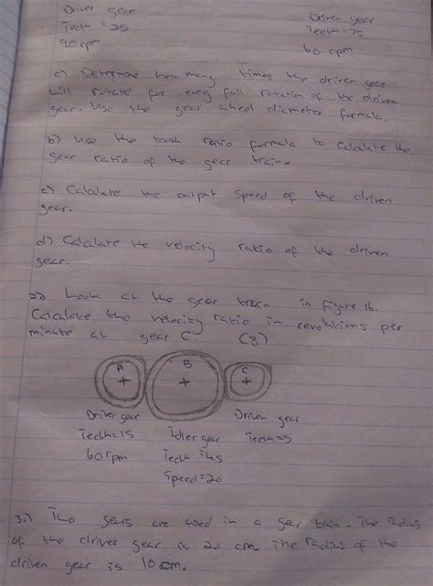 Driver Gear Teeth 25 40 Rpm Driven Gear Studyx