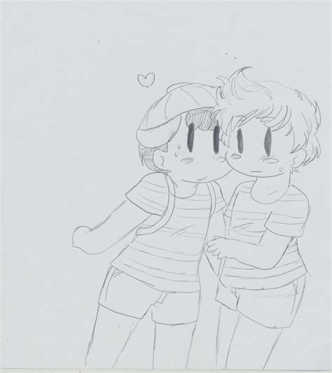 Ness X Lucas By 3 Otakus And A Git On Deviantart Ness X Lucas By 3 Otakus And A Git On Deviantart
