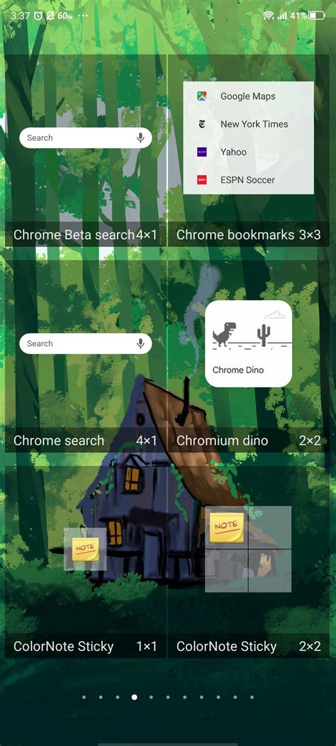 How To Add Google S Chrome Dino Game Widget To Your Home Screen Android Central